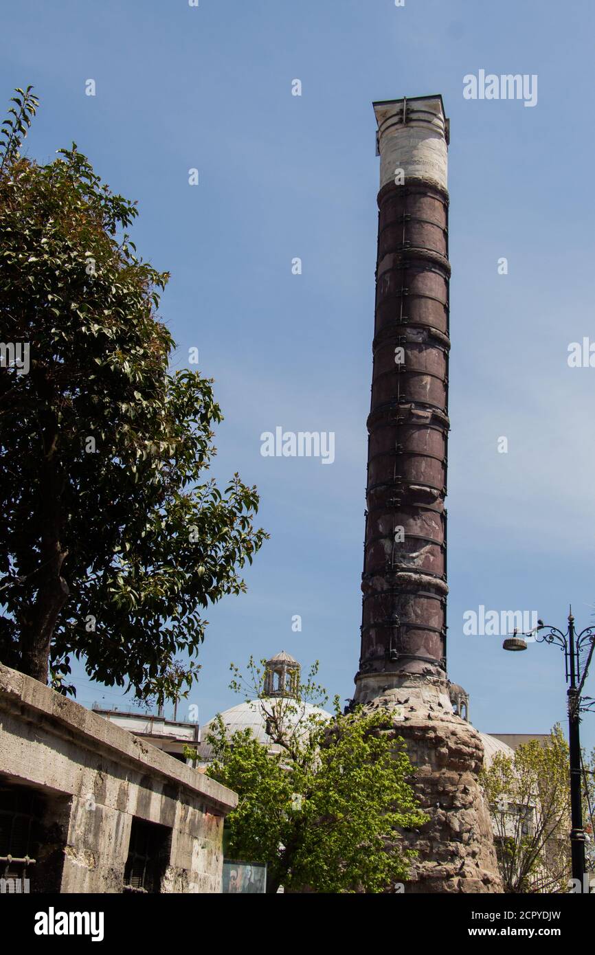 Column of Constantine in Istanbul, Turkey Stock Photo - Alamy