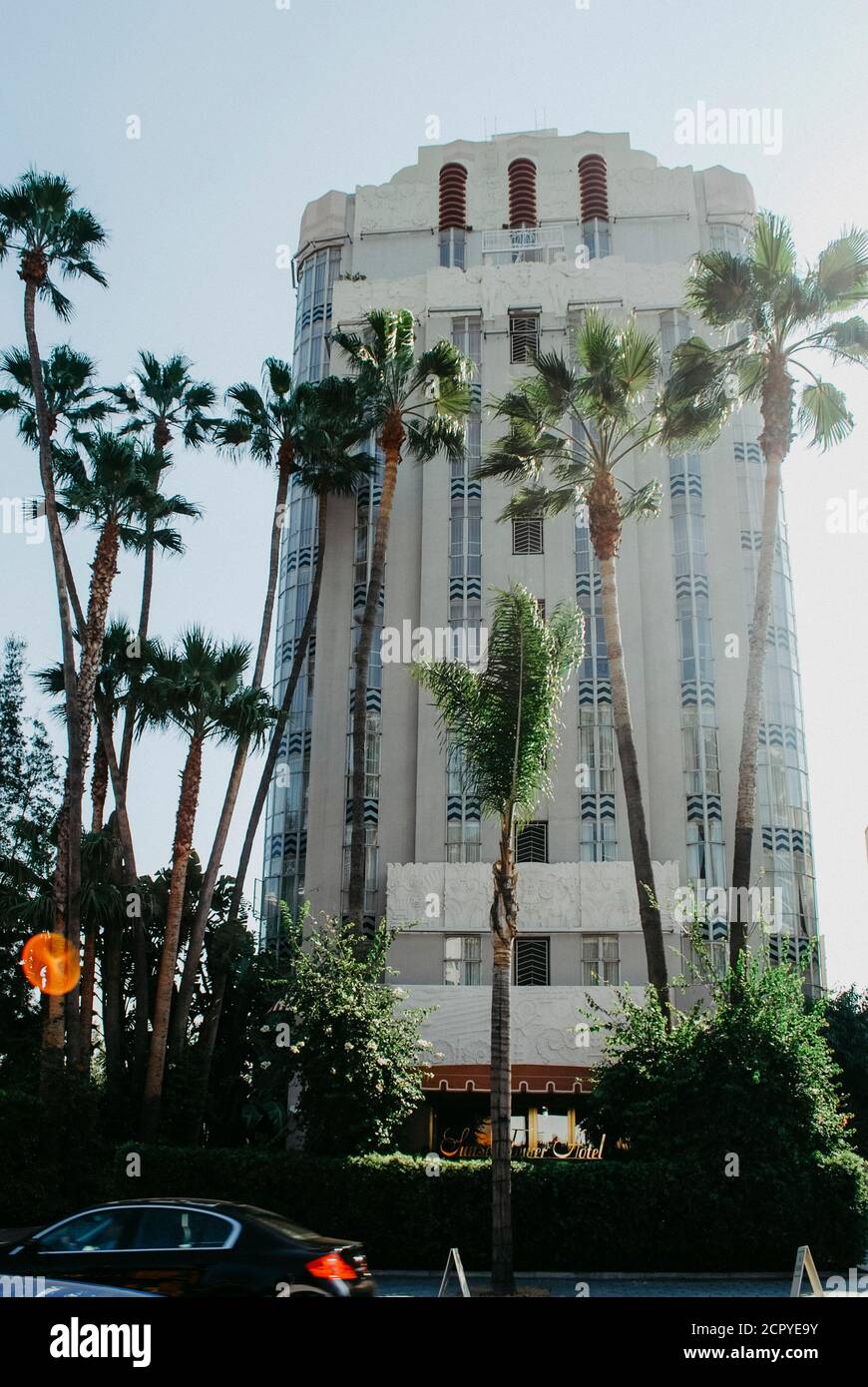 USA, California, Los Angeles, drive through Beverly Hills, Art Deco ...