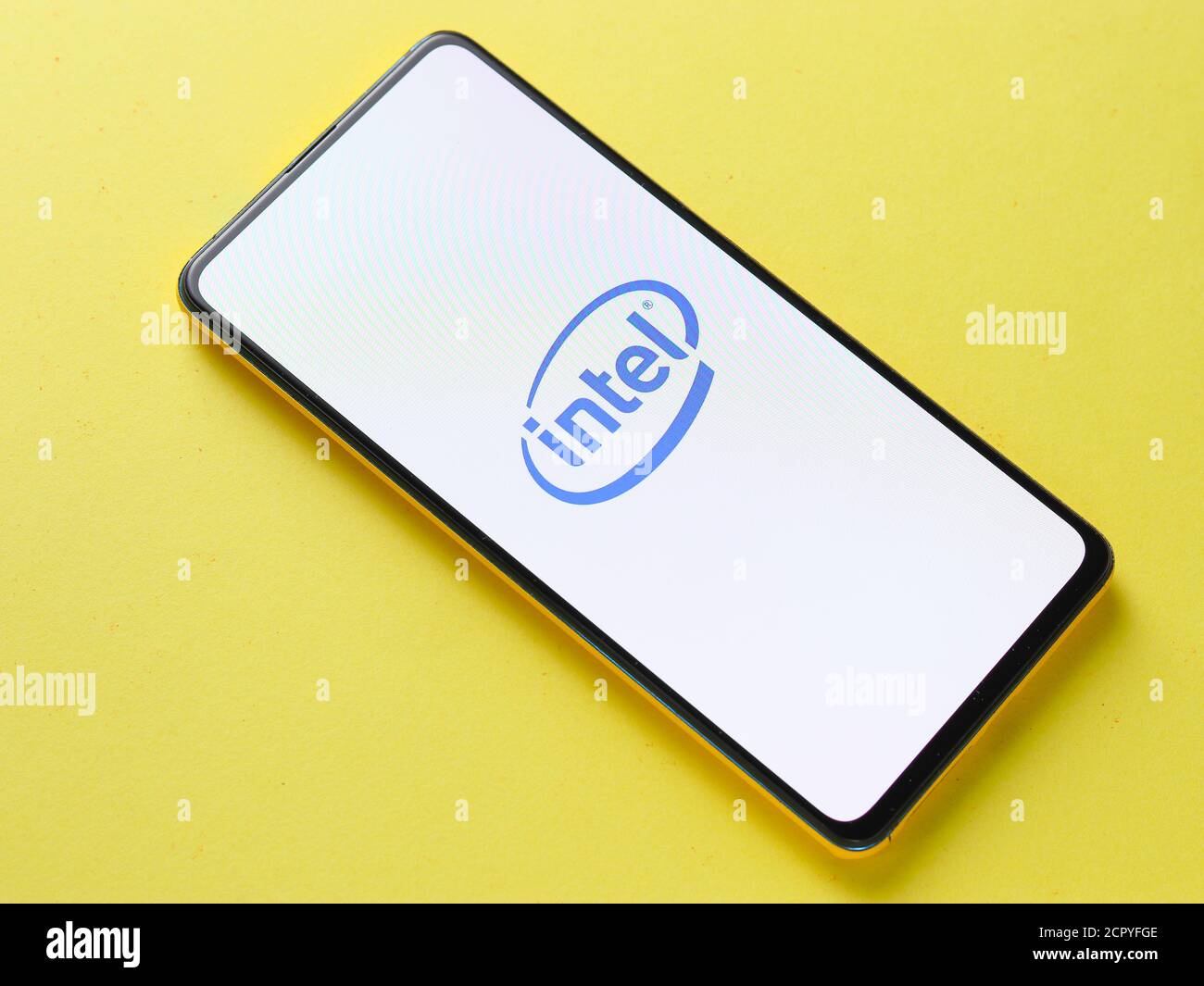 Intel logotype hi-res stock photography and images - Alamy