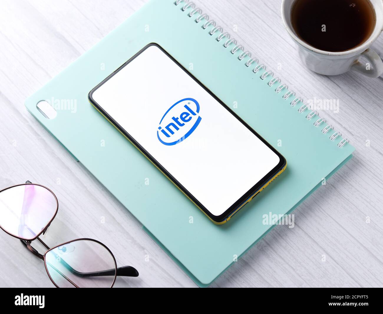 Intel logotype hi-res stock photography and images - Alamy
