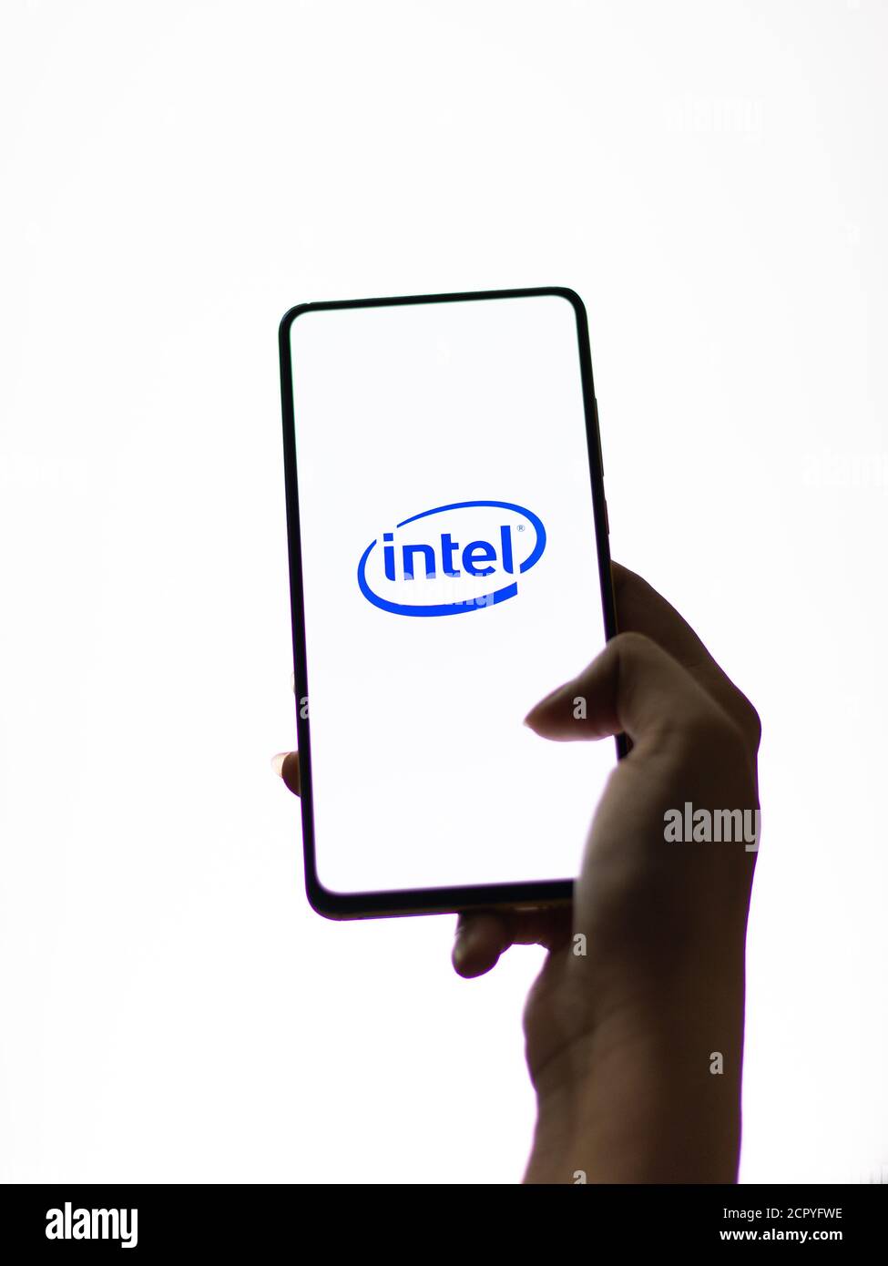 Intel logotype hi-res stock photography and images - Alamy