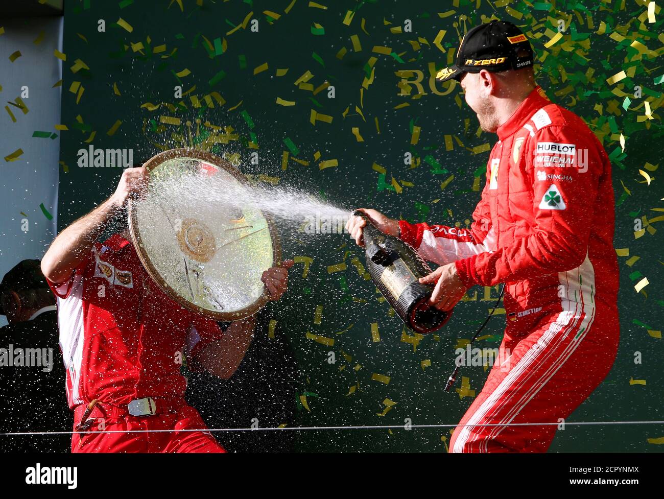 Ferrari race strategist hi-res stock photography and images - Alamy