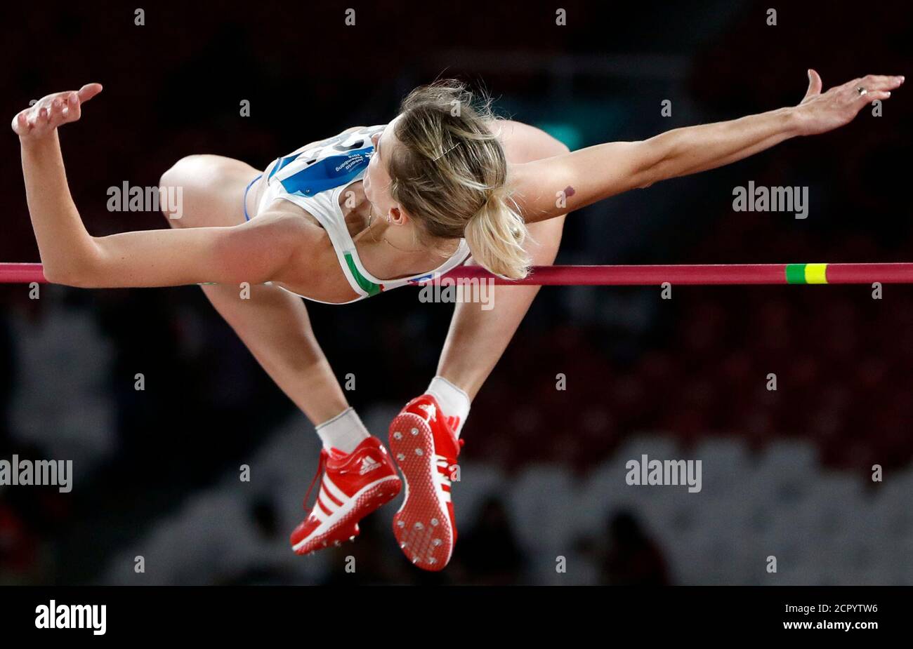Asian games womens high jump hi-res stock photography and images - Alamy