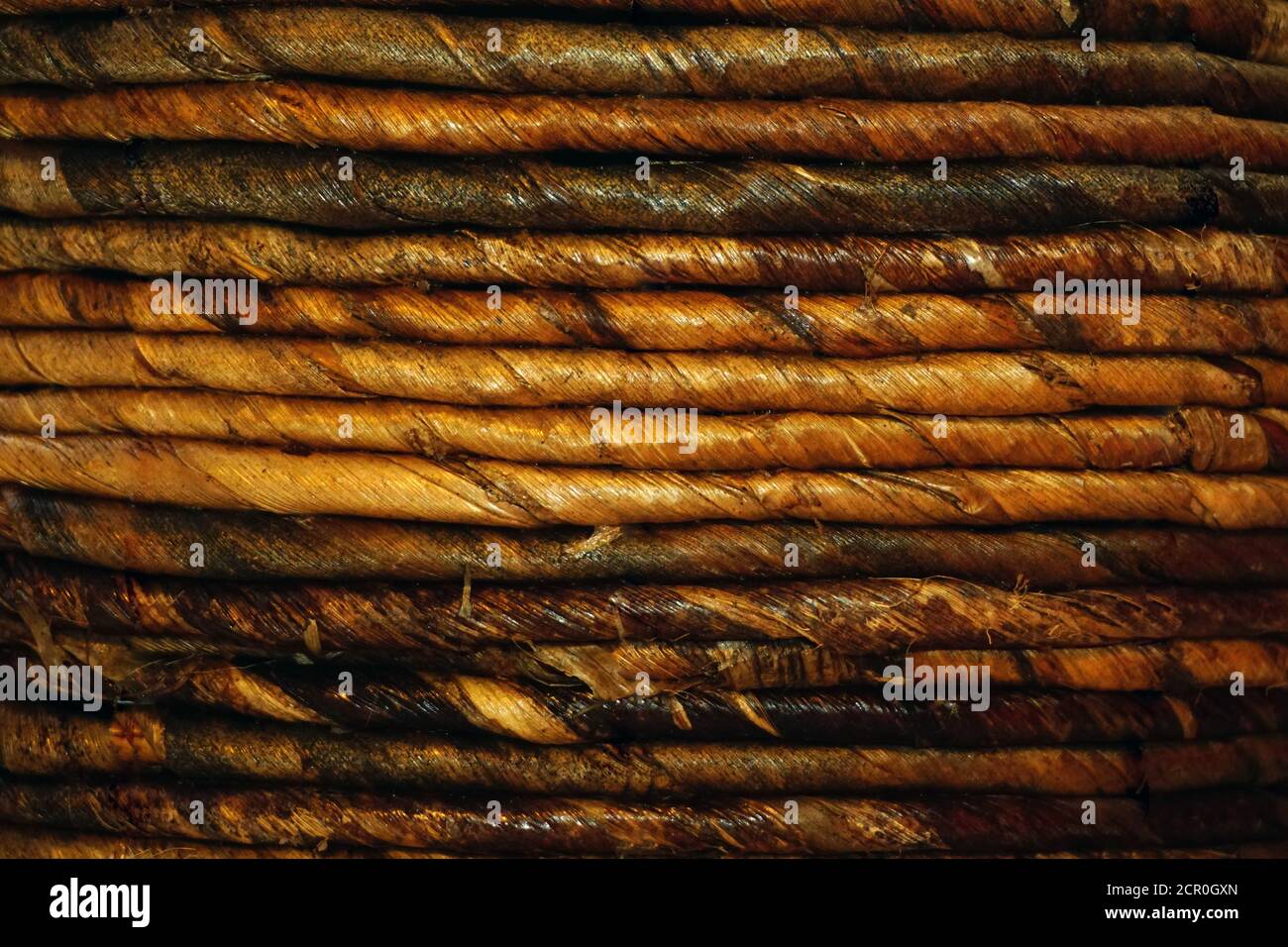 Straw mat texture template seamless background Stock Photo - Alamy