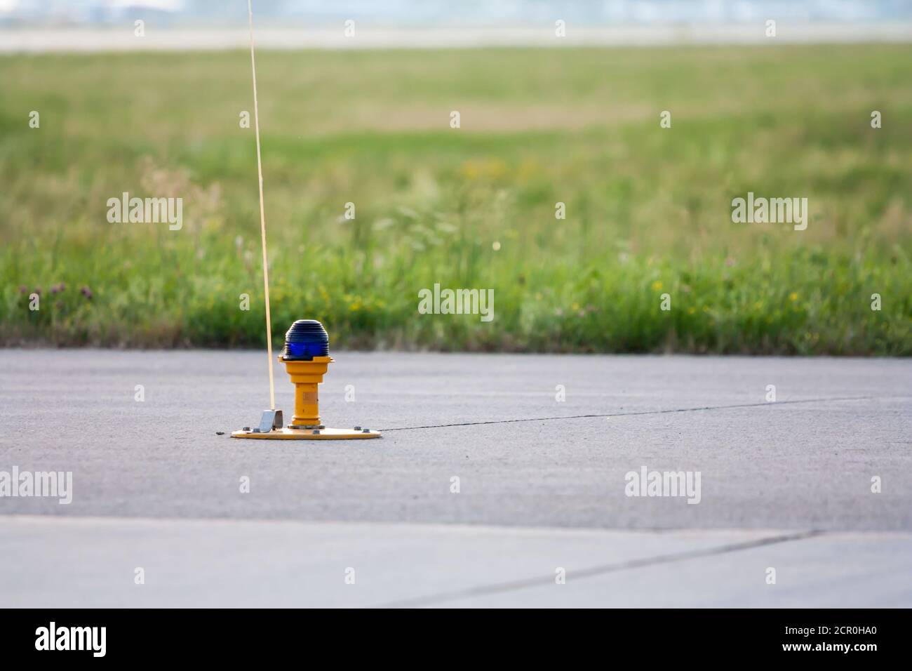 Taxiway, side row lights Stock Photo - Alamy