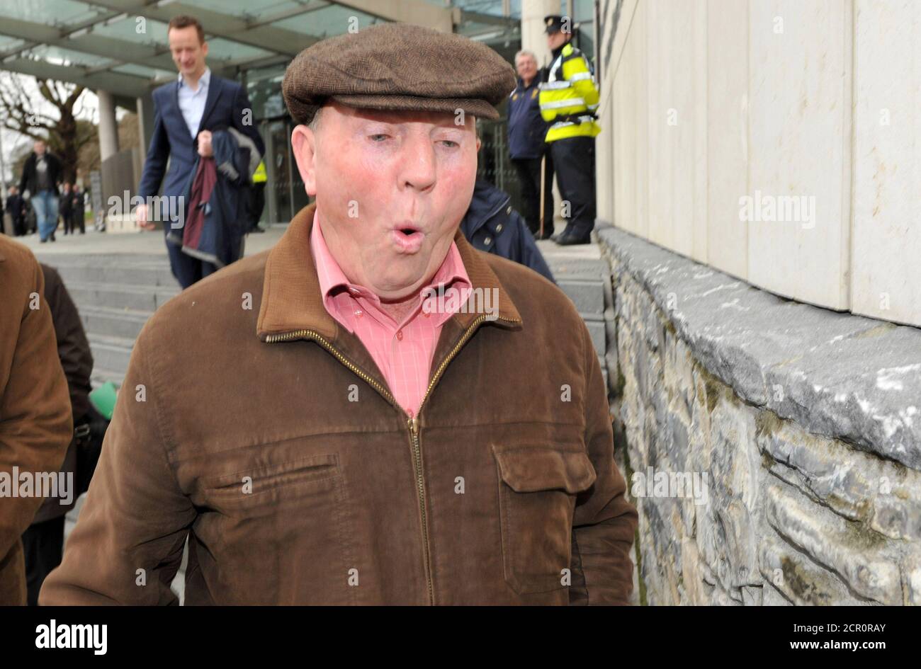 Thomas slab murphy leaves the special criminal court in dublin hi-res ...