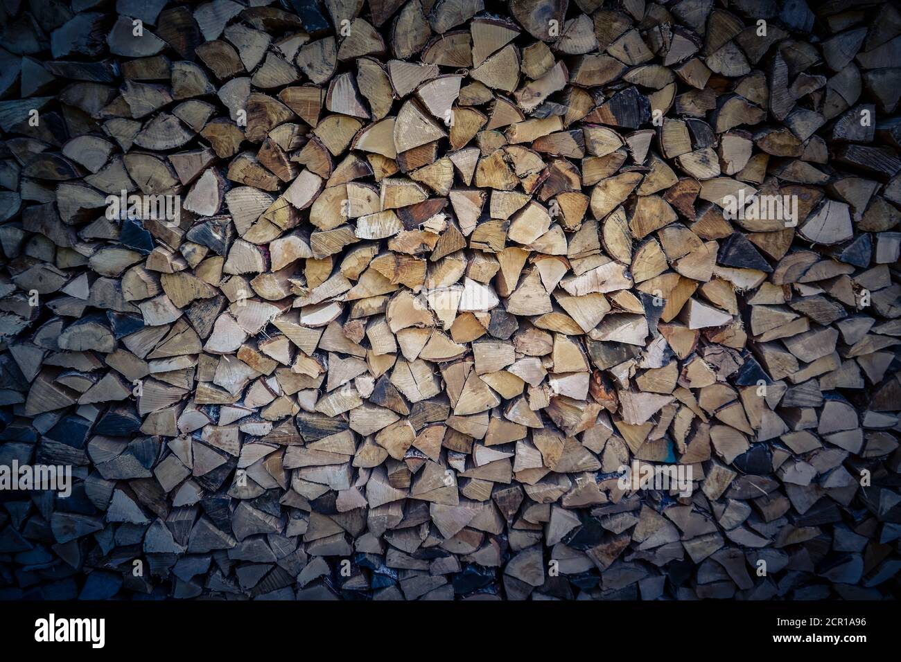 a stack of fire wood Stock Photo - Alamy