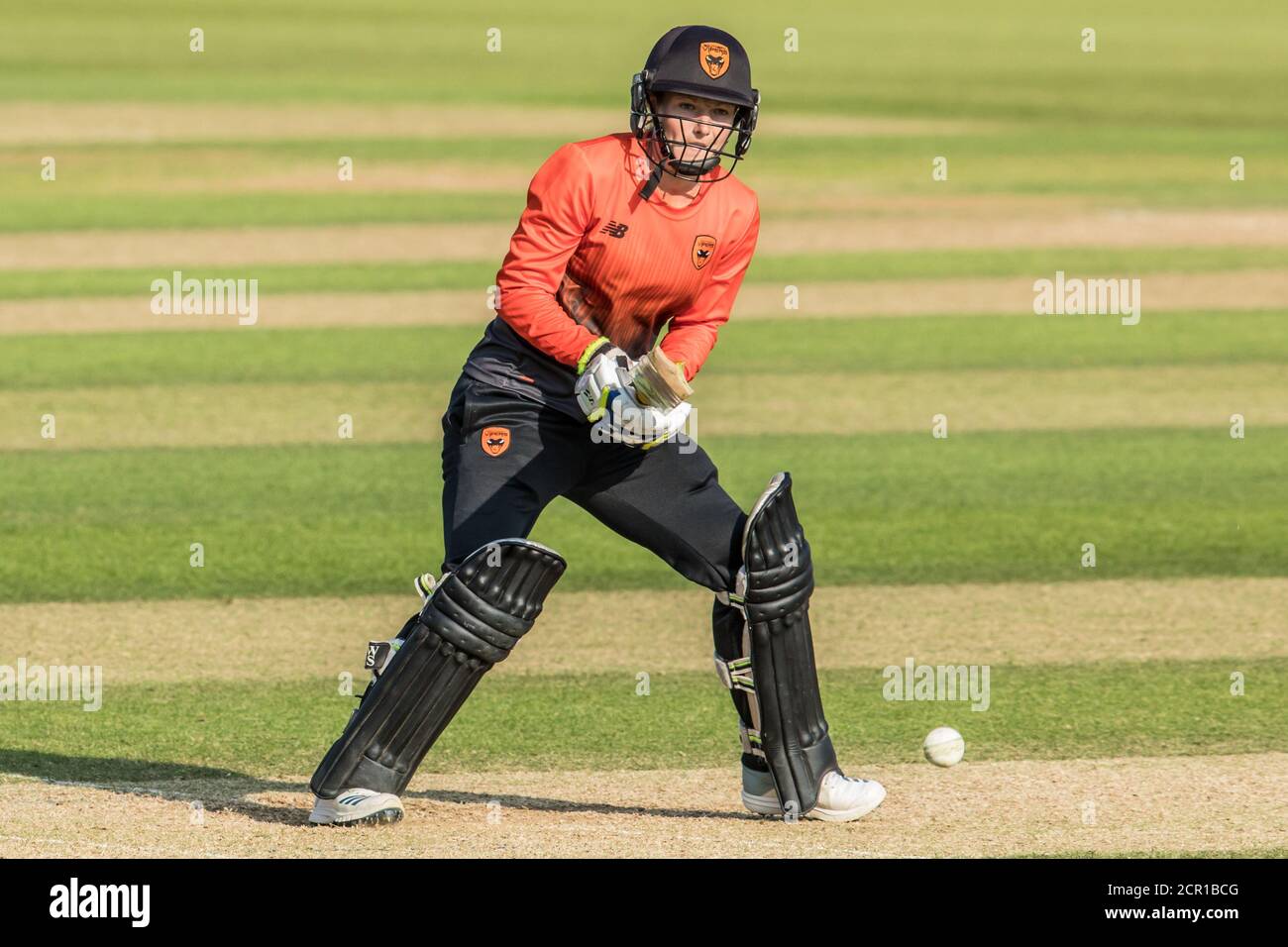 London, UK. 19 September, 2020. Carla Rudd batting as the South East ...