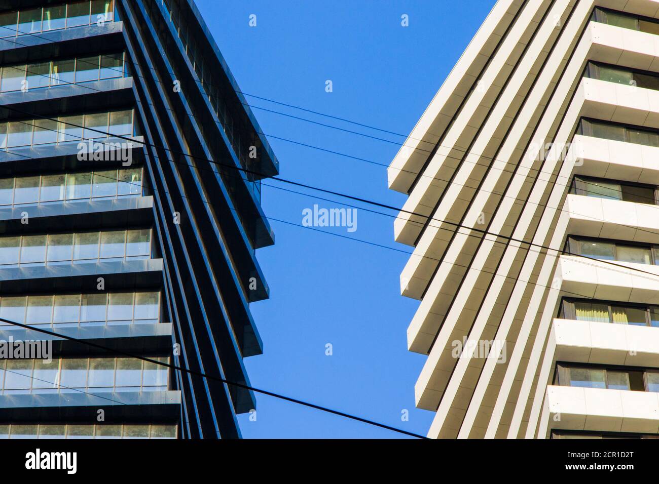 Tbilisi, Georgia - September 18, 2020: Modern building tower in Tbilisi ...