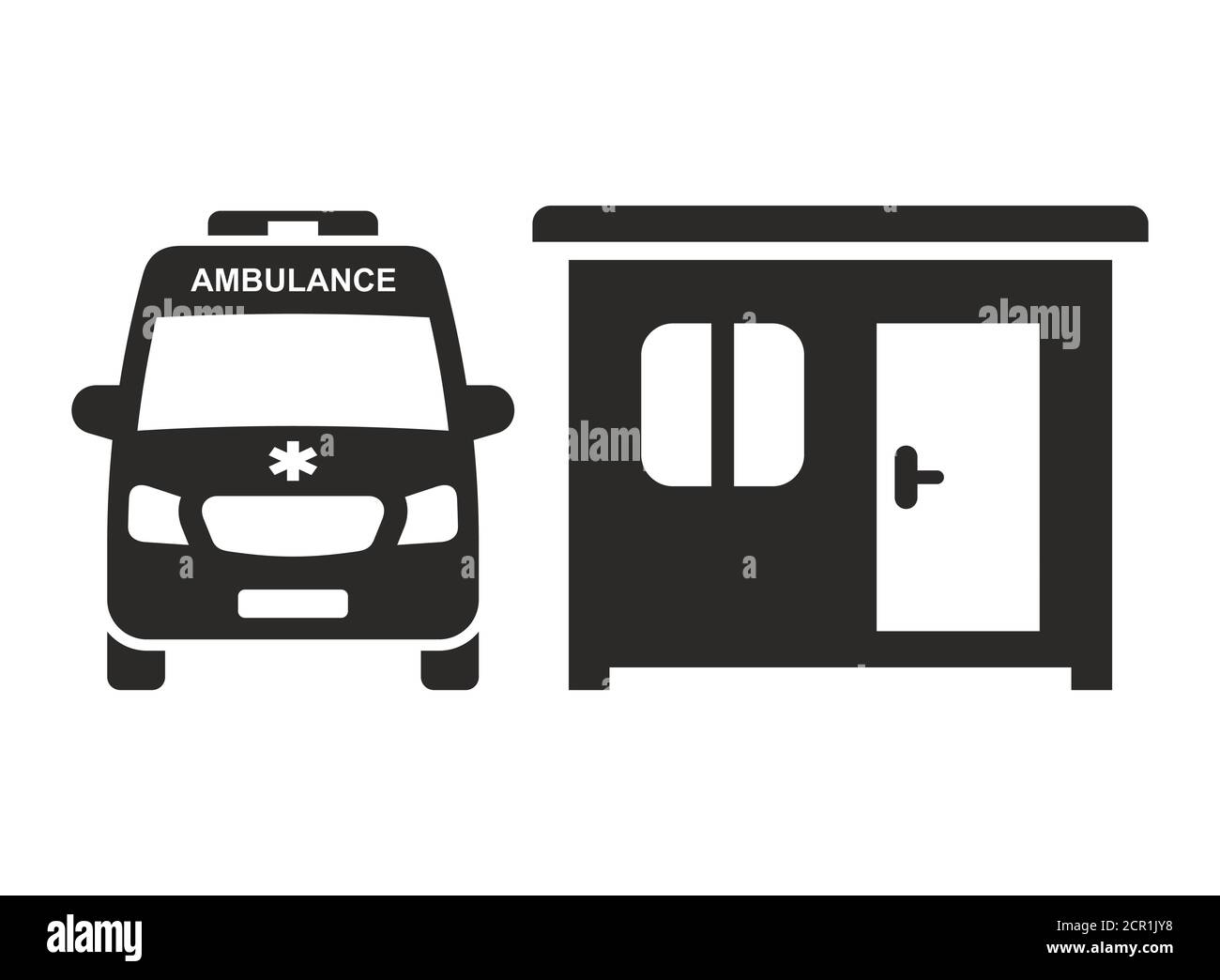 Covid test pod Stock Vector Images - Alamy