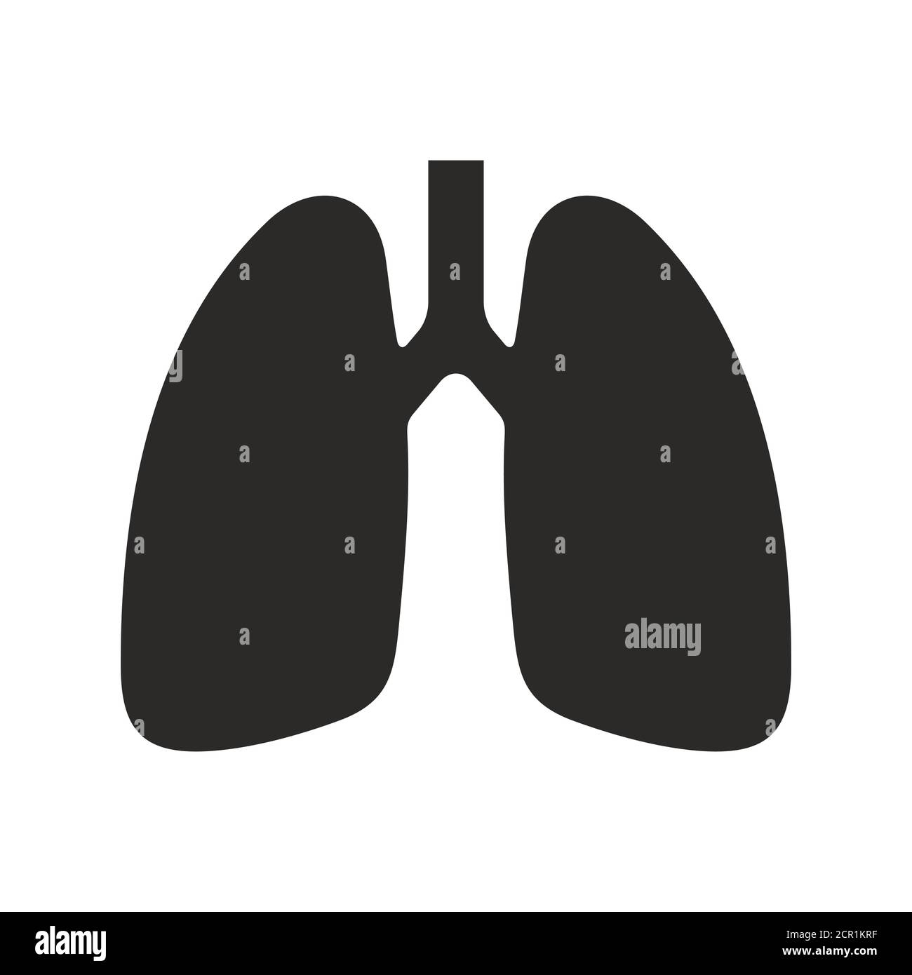 Human lungs icon vector vectors hi-res stock photography and images - Alamy
