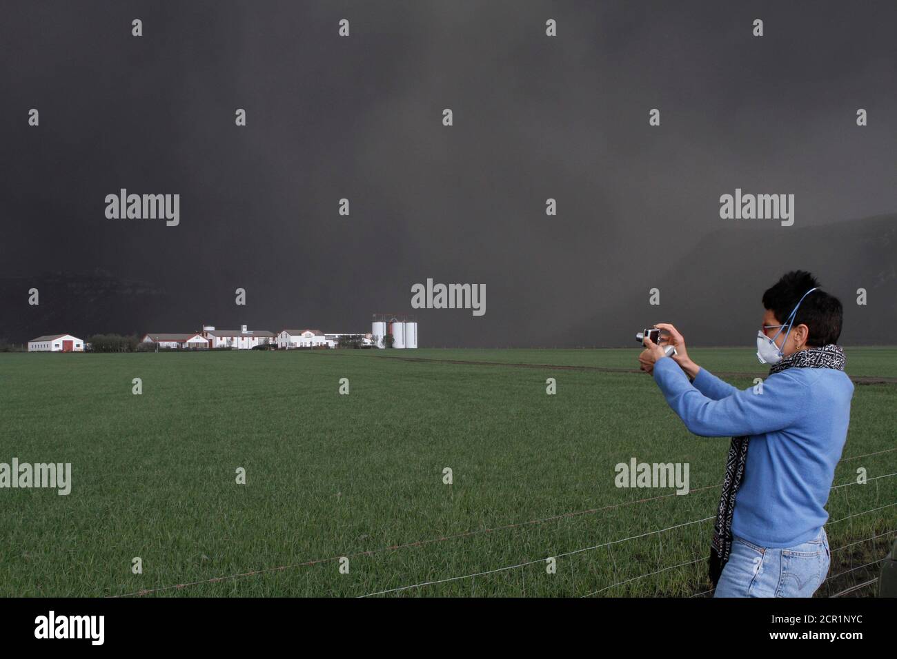 Volcano ash mask hi-res stock photography and images - Alamy