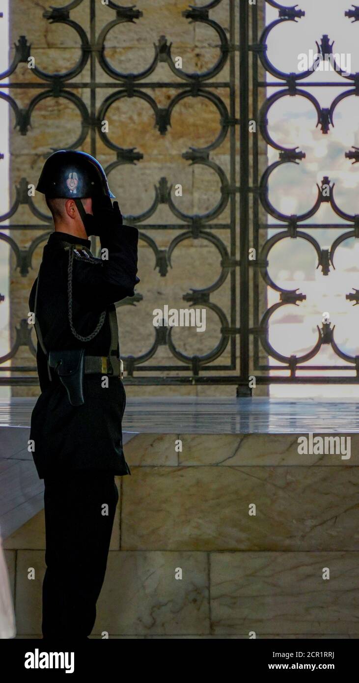 Turkish army honor guard soldiers hi-res stock photography and images ...