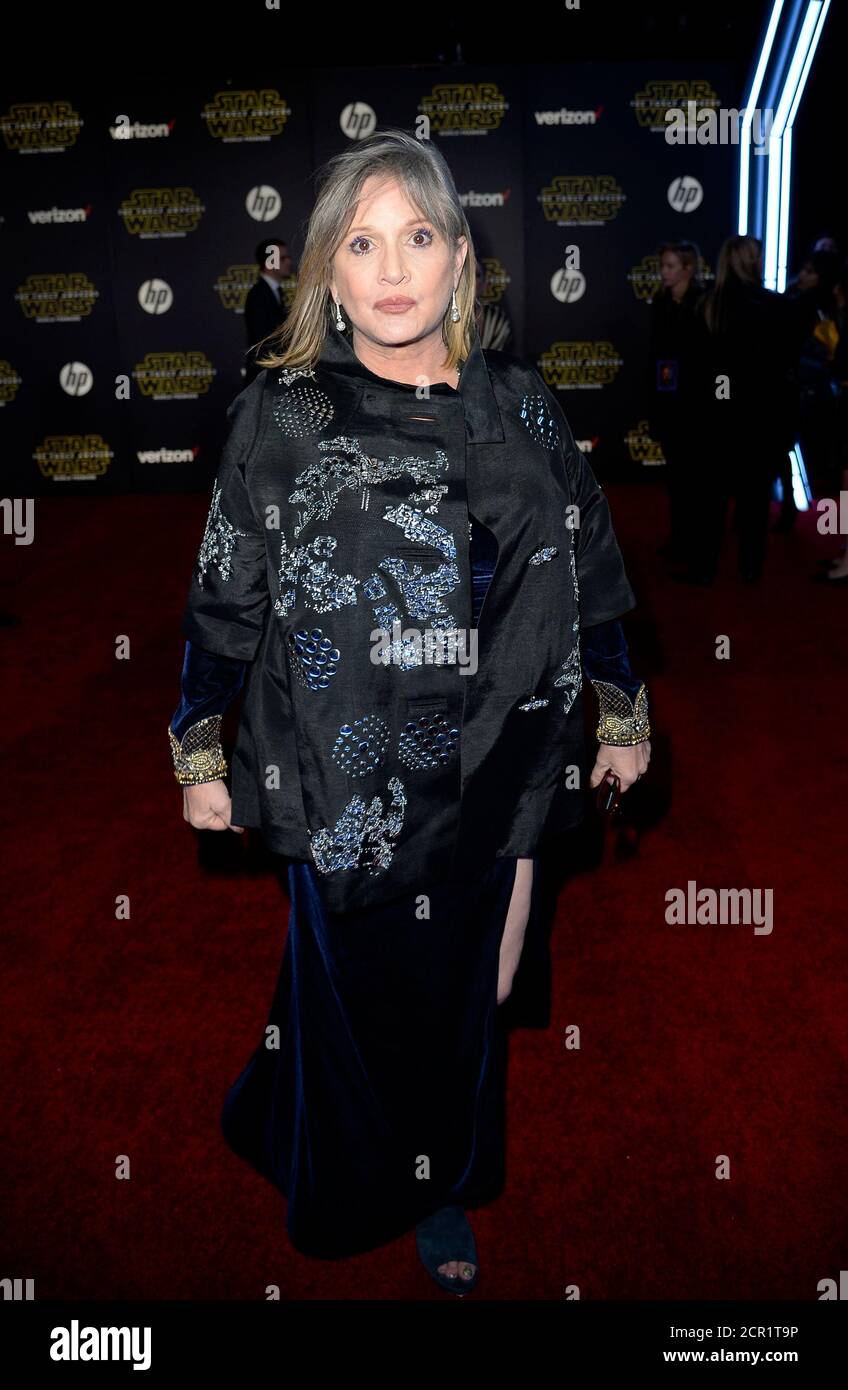 Carrie Fisher Actress High Resolution Stock Photography and Images - Alamy