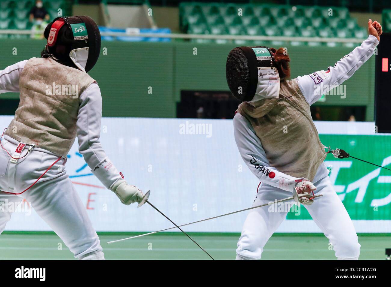 Tokyo, Japan. 19th Sep, 2020. Natsuko Nagano (L) and Sera Azuma (R) in ...