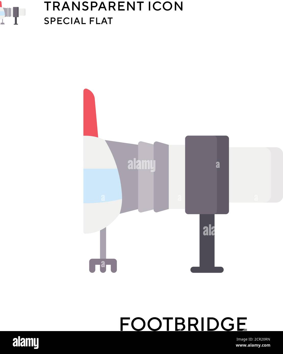 Overpass pedestrian bridge footbridge Cut Out Stock Images & Pictures ...