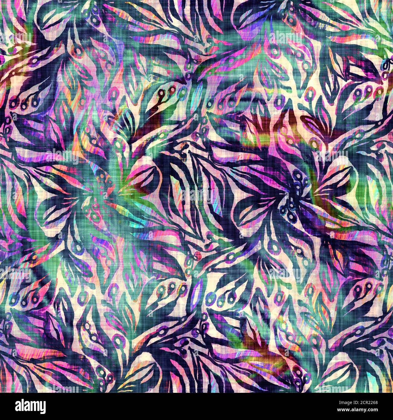 Blurry rainbow glitch artistic floral texture background. Irregular ...