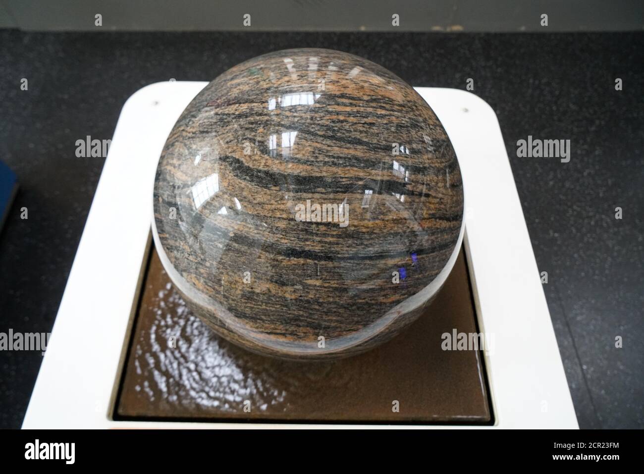 Tiger-eye round stone, bringing good luck, stone of protection Stock ...