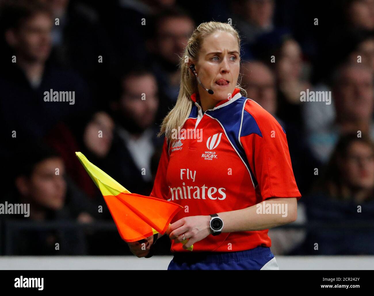 Referee joy neville hi-res stock photography and images - Alamy