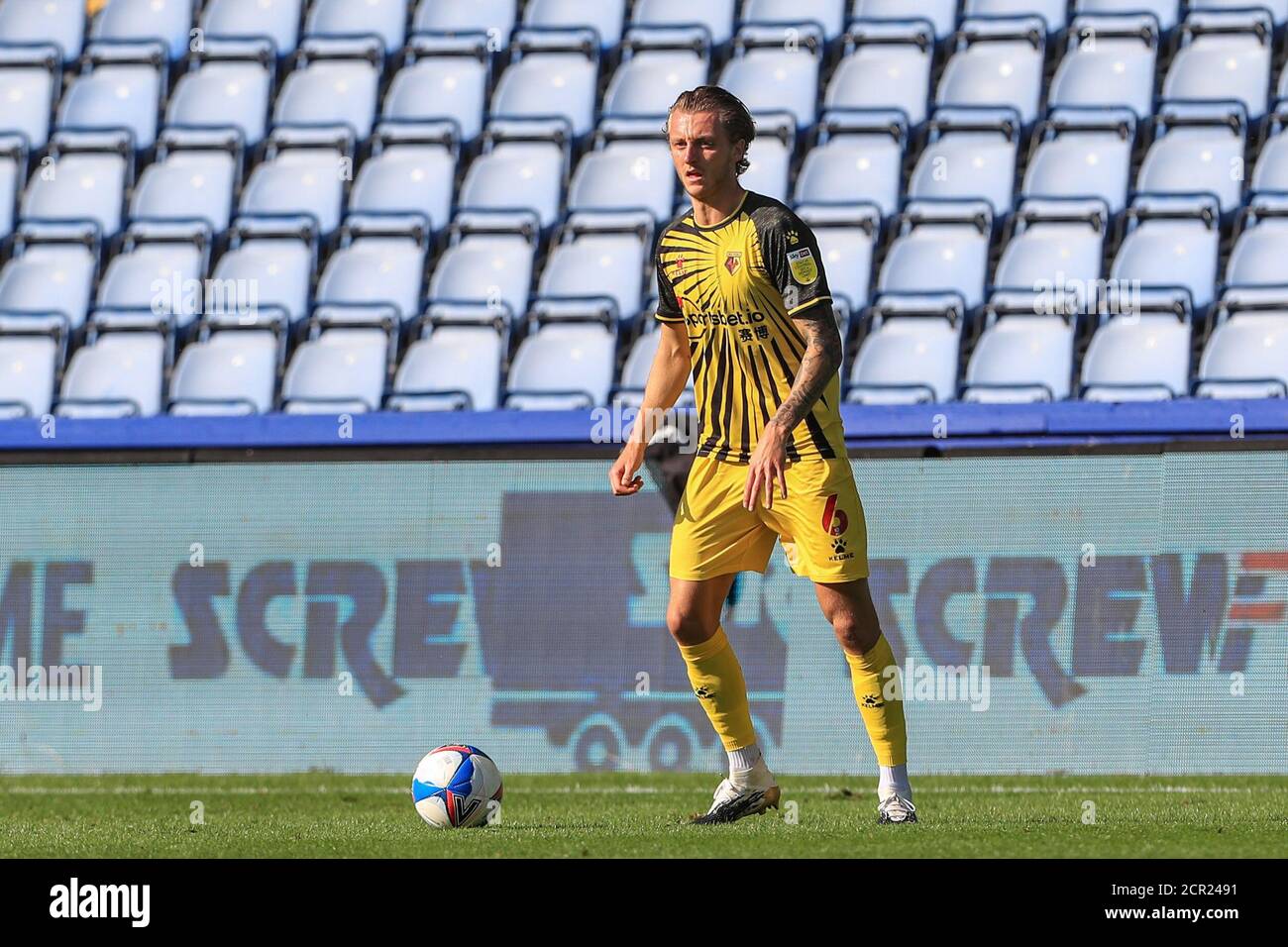 Ben Wilmot (6) of Watford in action during the game Stock Photo - Alamy