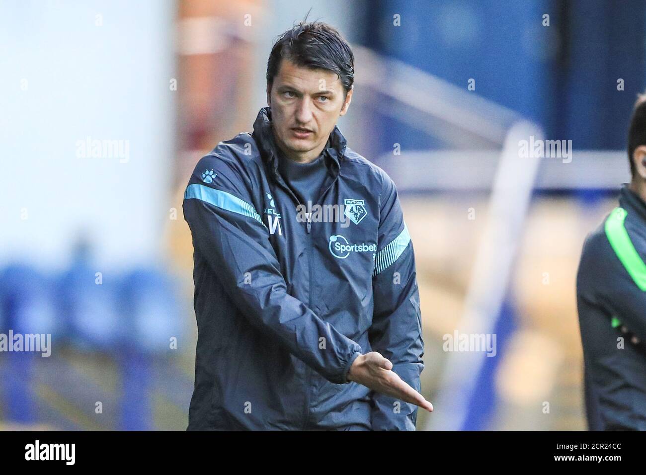 Vladimir Ivic manager of Watford reacts during the game Stock Photo - Alamy