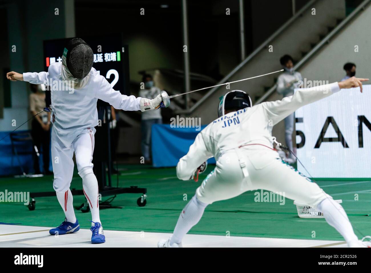 Tokyo, Japan. 19th Sep, 2020. Taisei Seki (L) and Kazuyasu Minobe (R ...