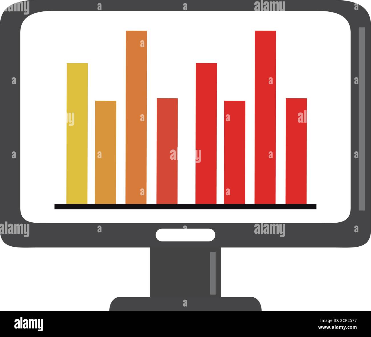 data analysis, computer diagram report business strategy and investment ...