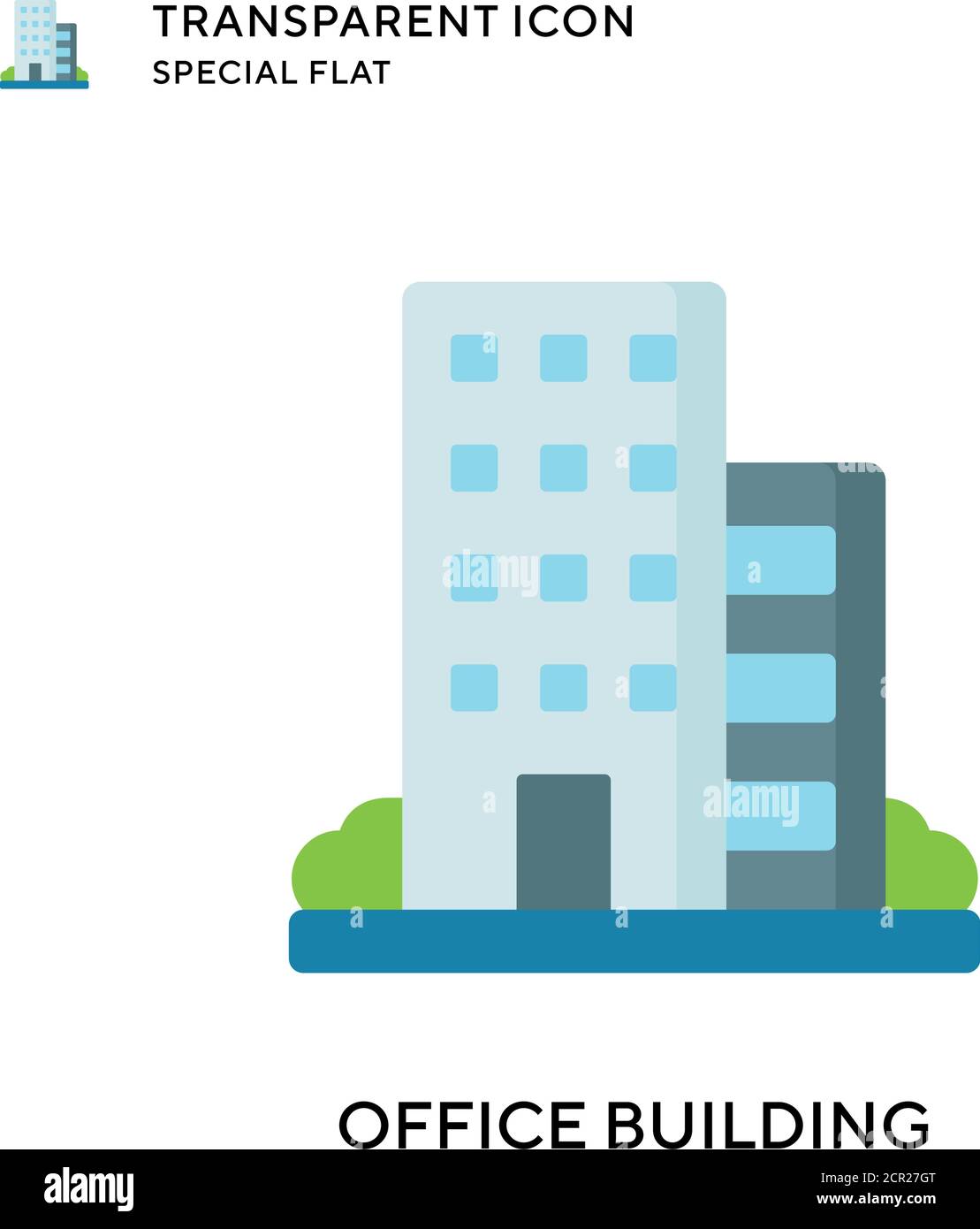 Office building vector icon. Flat style illustration. EPS 10 vector ...