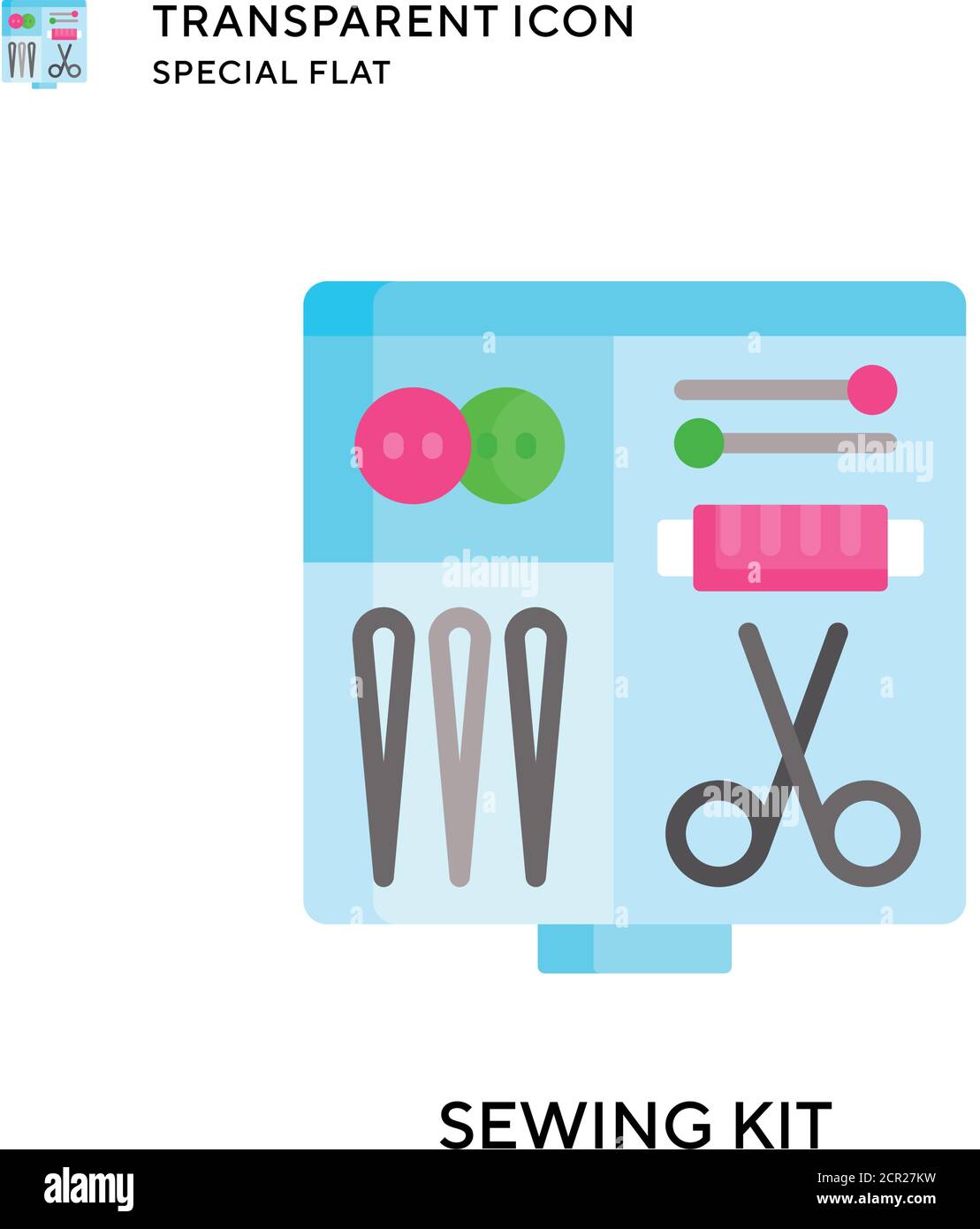 Sew box Stock Vector Images - Alamy