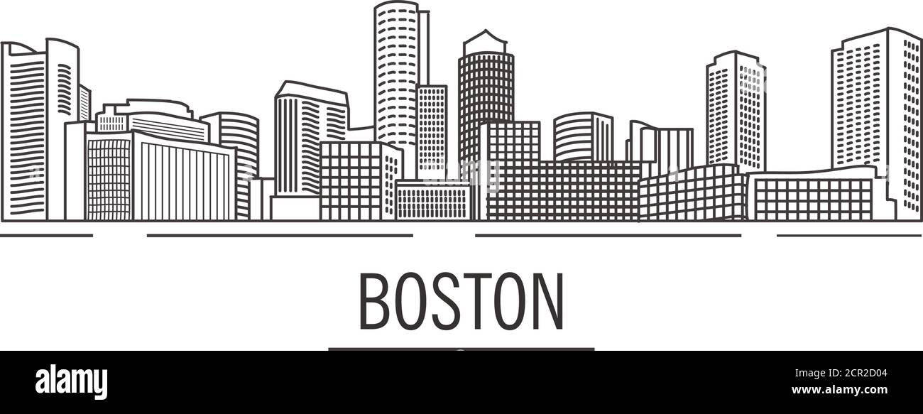 Boston usa property Stock Vector Images - Alamy