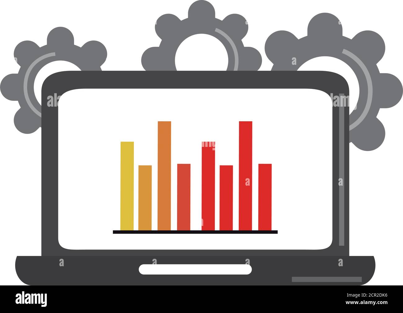 data analysis, laptop strategy statistics business and investment ...