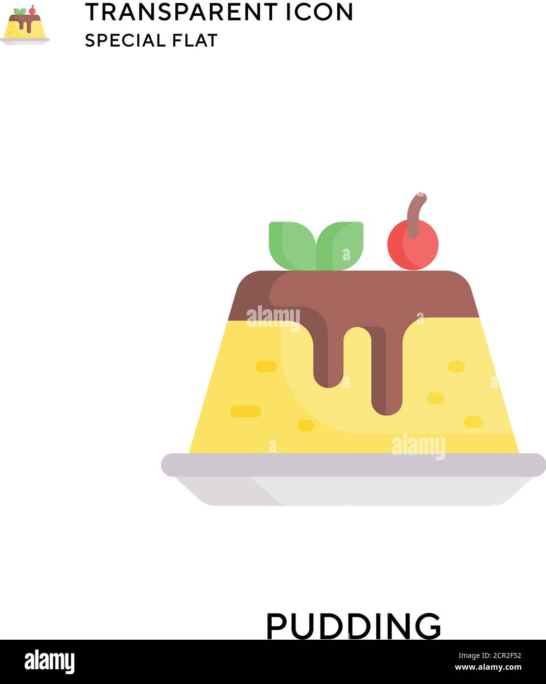 Flan custard Stock Vector Images - Alamy