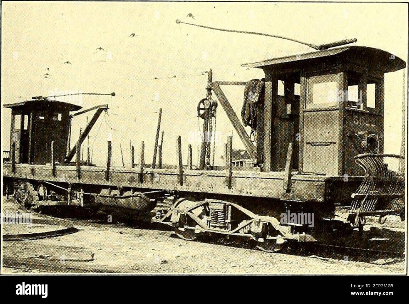 The Street Railway Journal Fig Fig S—standard Work Car Carpenter Shop Of Building