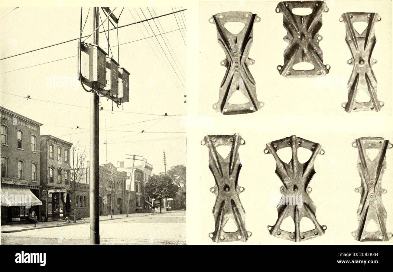 . Electric railway journal . Plate XXXIII. Equalizing Feeder Boxes ...