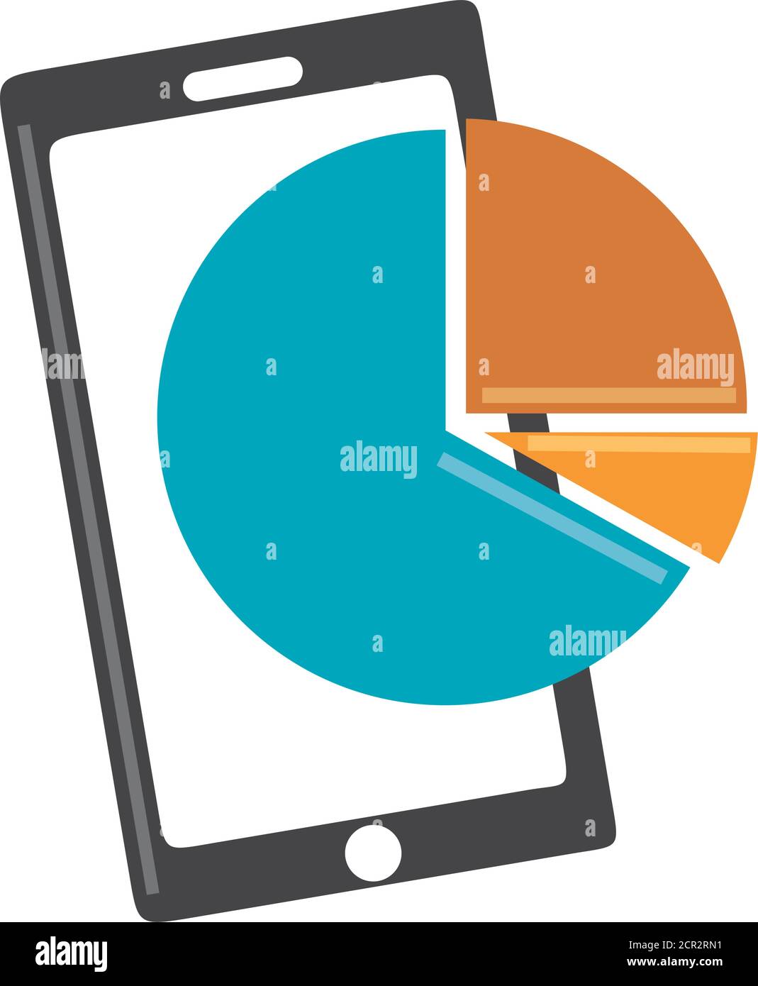 data analysis, smartphone pie chart report digital business strategy ...