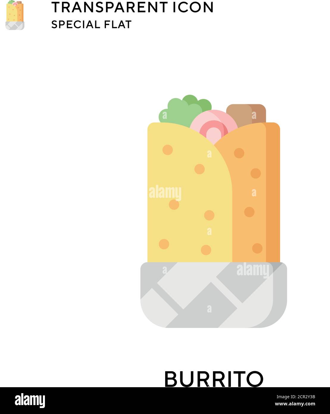 Burritos vector vectors Cut Out Stock Images & Pictures - Alamy