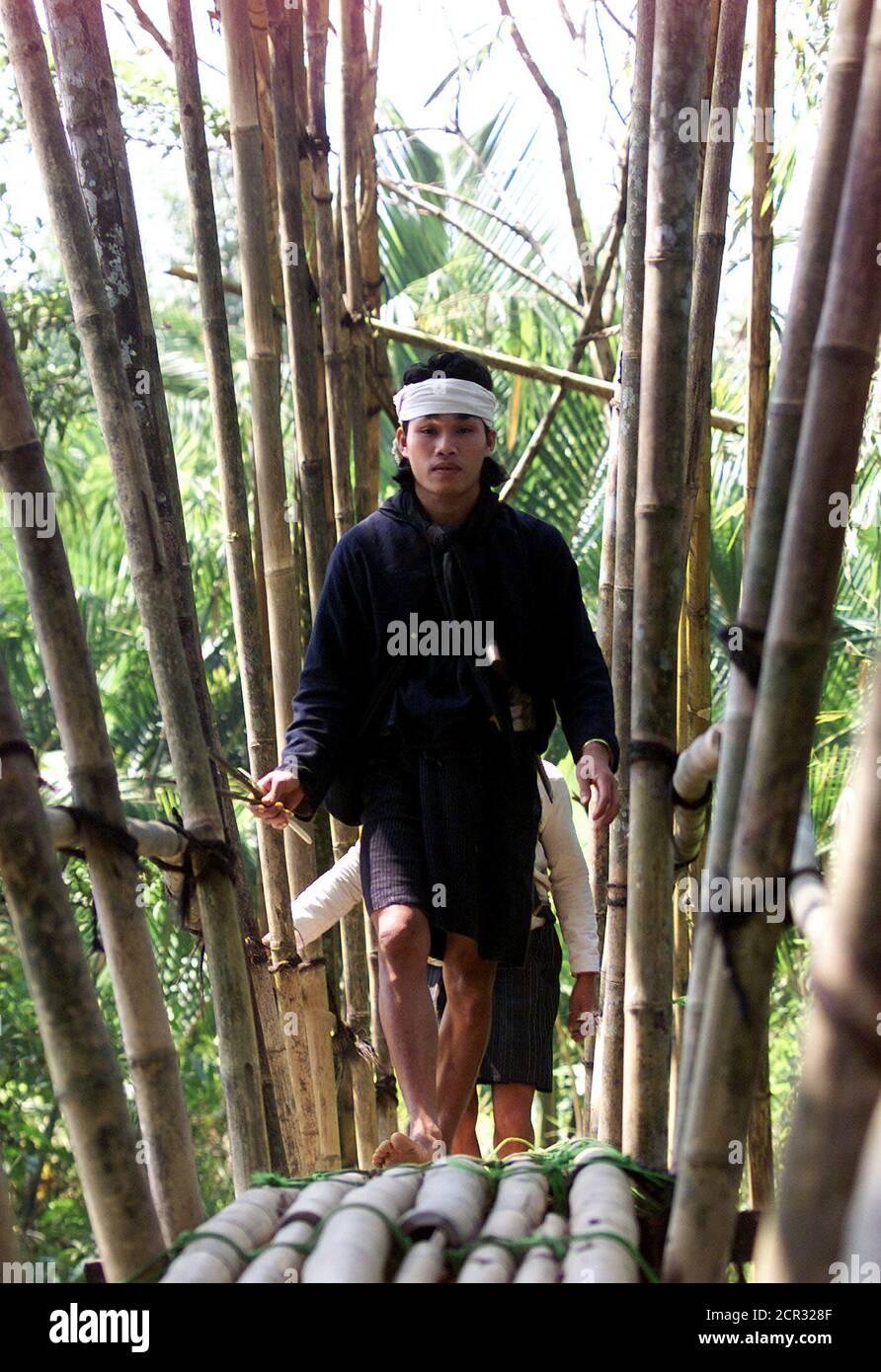 How to made a bridge with bamboo hi-res stock photography and images ...