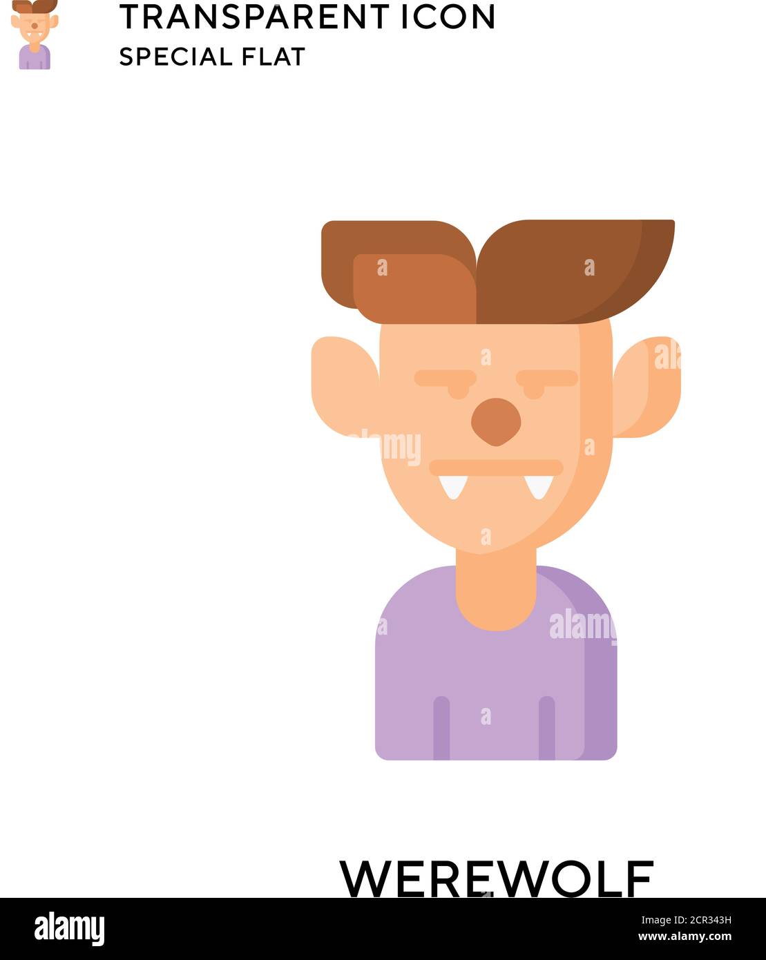 Wolfman vector vectors hi-res stock photography and images - Alamy