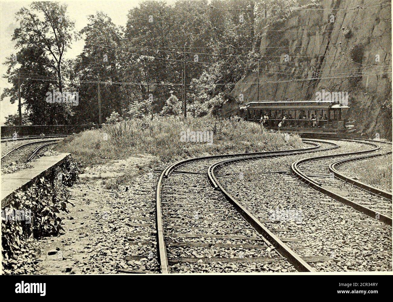 . Electric railway journal . Lift Rails at Draw of Plank Road Bridge ...