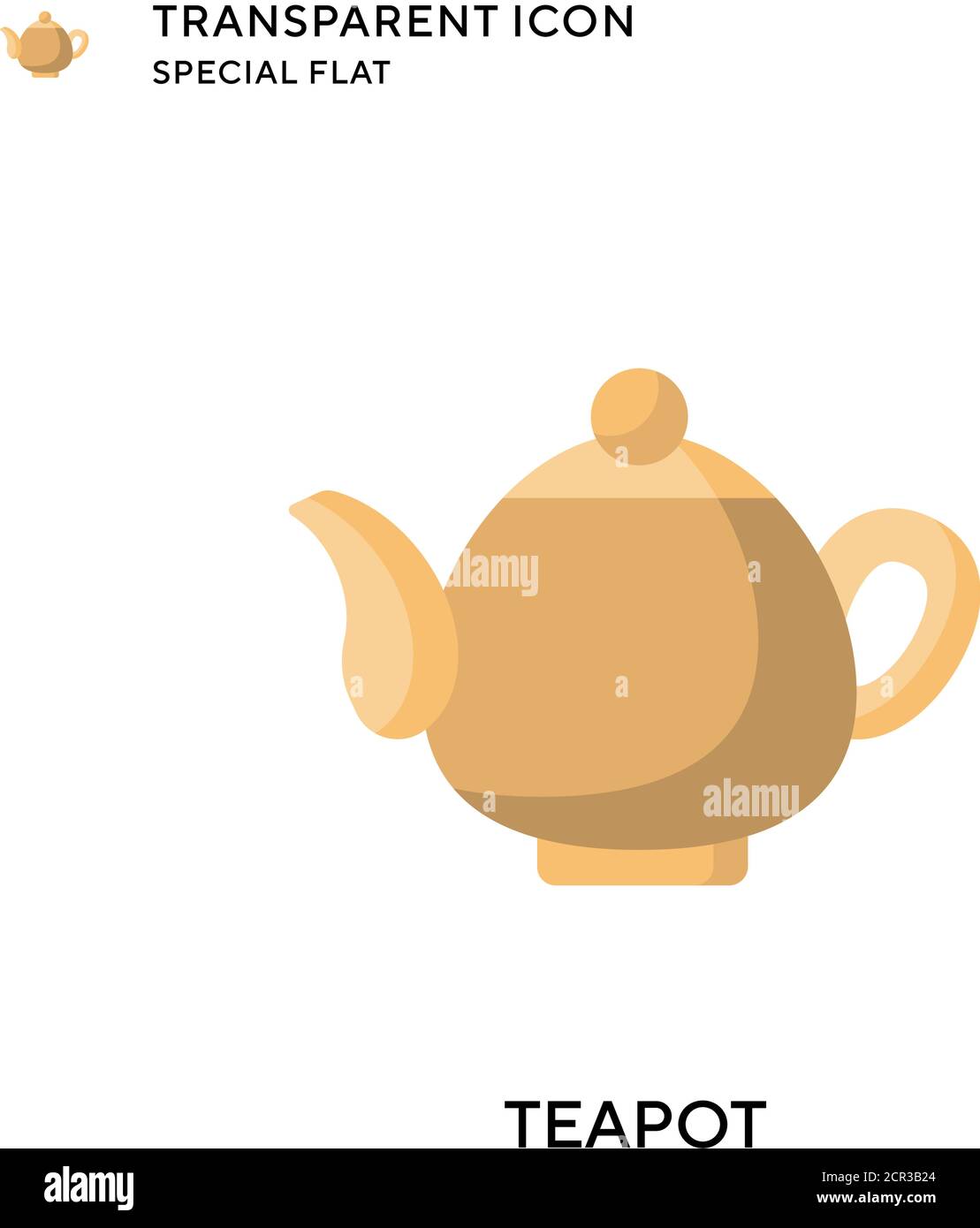 Teapot vector icon. Flat style illustration. EPS 10 vector Stock Vector ...