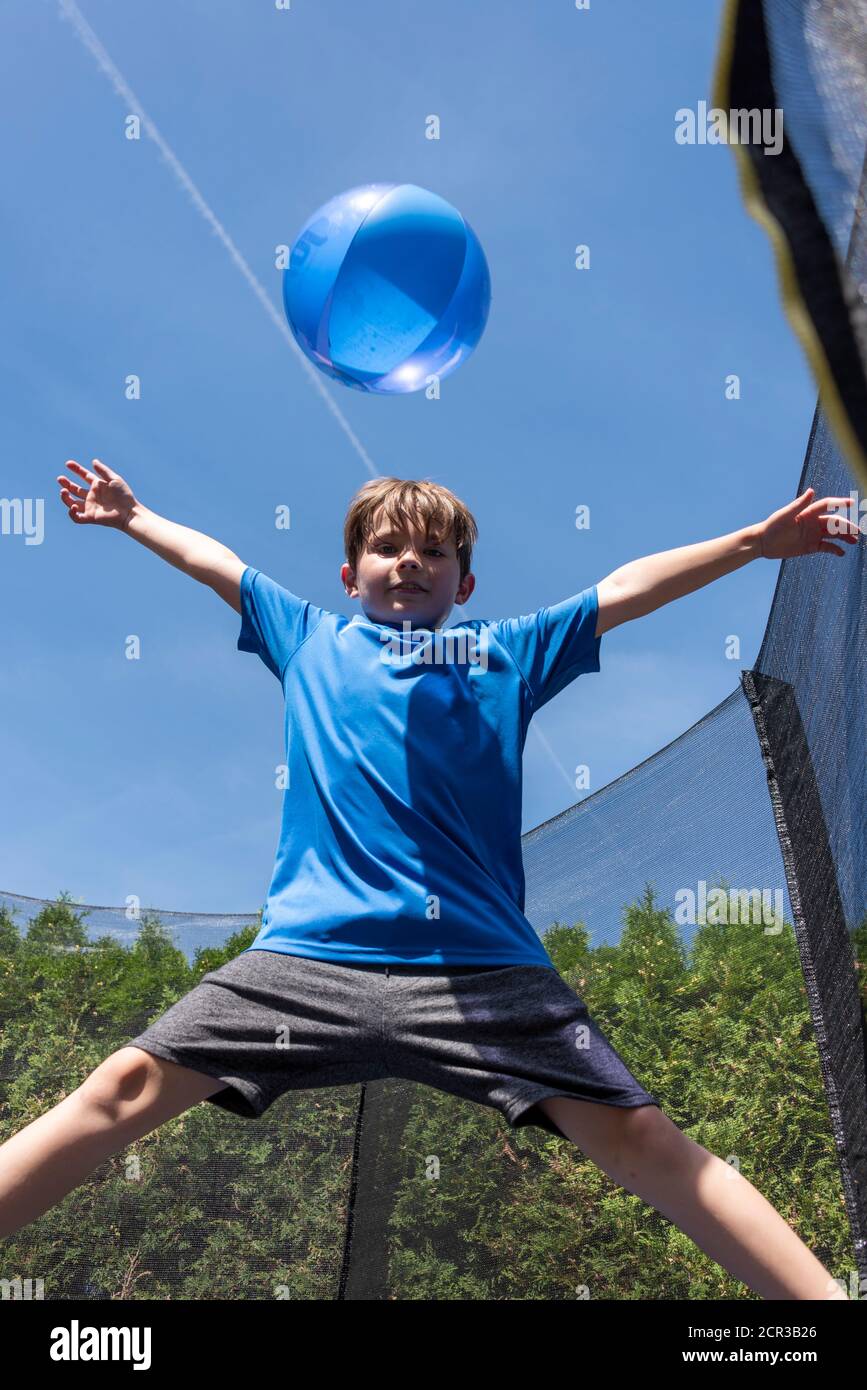 Jumping ball garden hi-res stock photography and images - Alamy