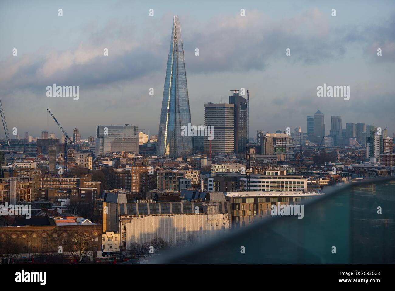 View of the Shard and surrounding areas, London, United Kingdom Stock ...