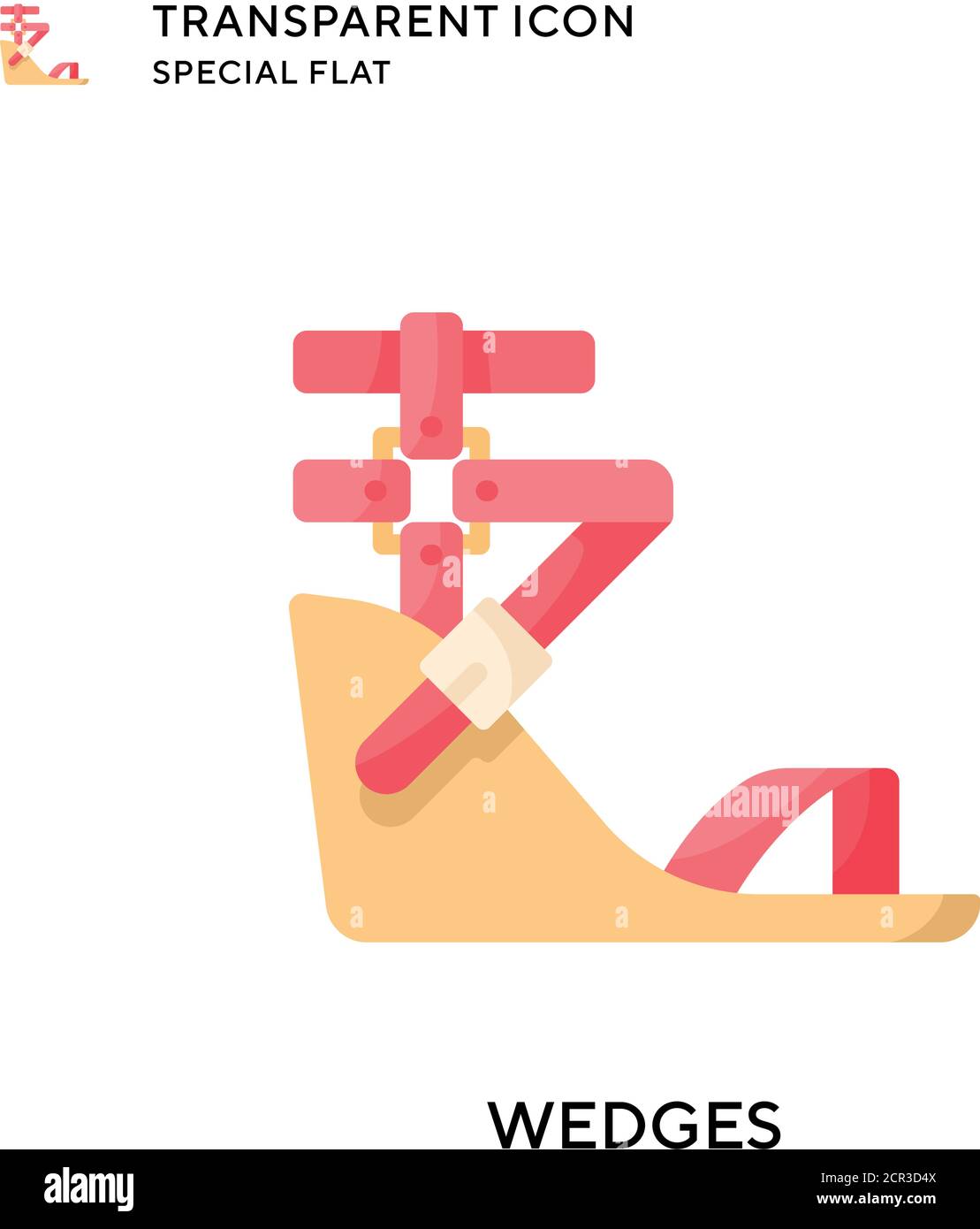 Wedges vector icon. Flat style illustration. EPS 10 vector Stock Vector ...