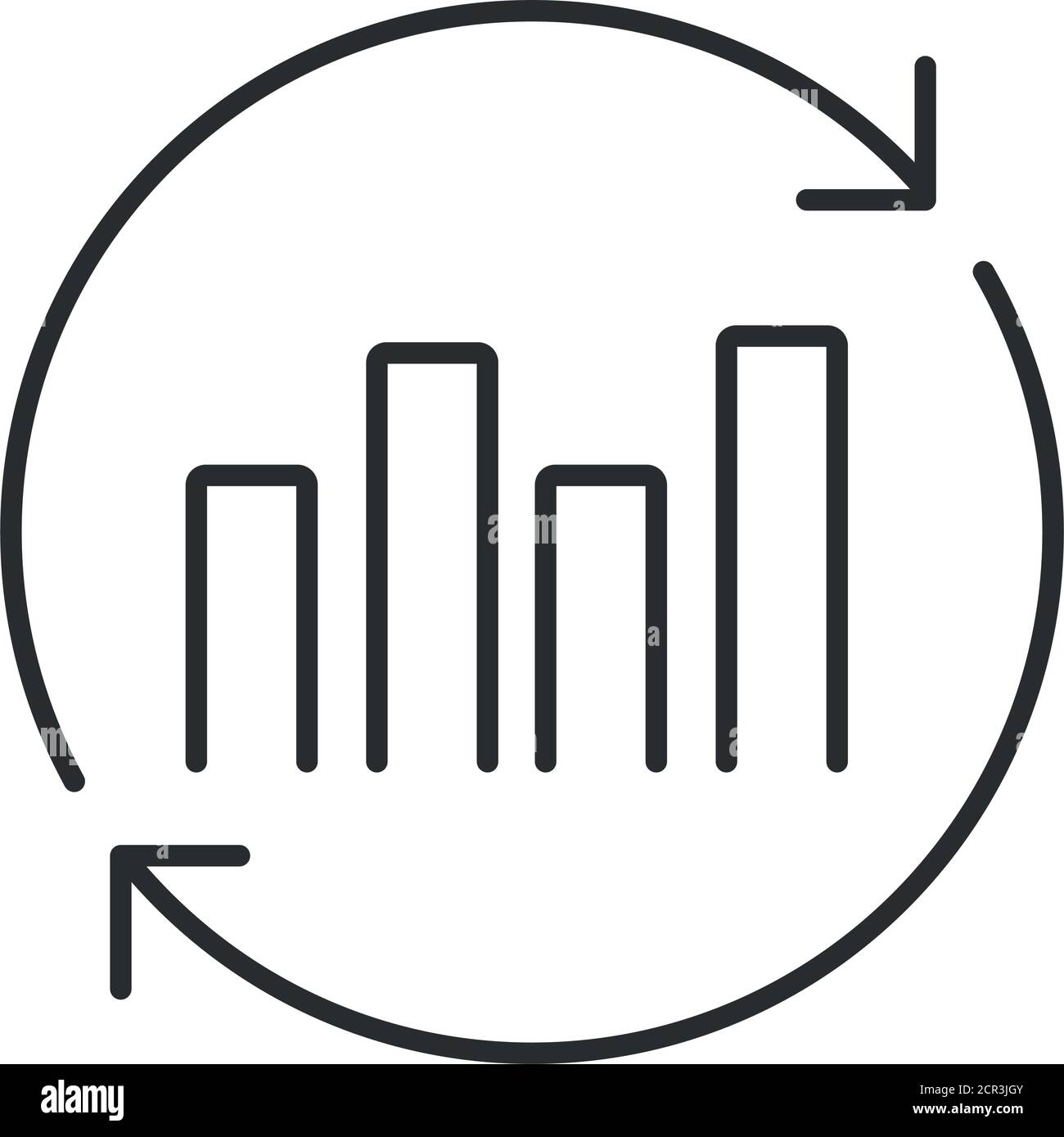 data analysis, financial business report economy financial chart vector ...