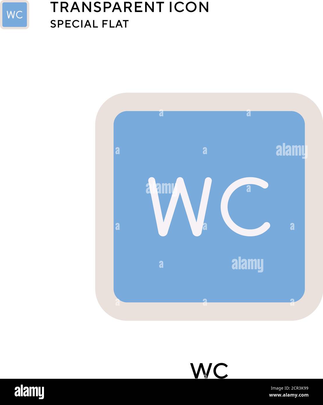 Wc vector icon. Flat style illustration. EPS 10 vector Stock Vector ...
