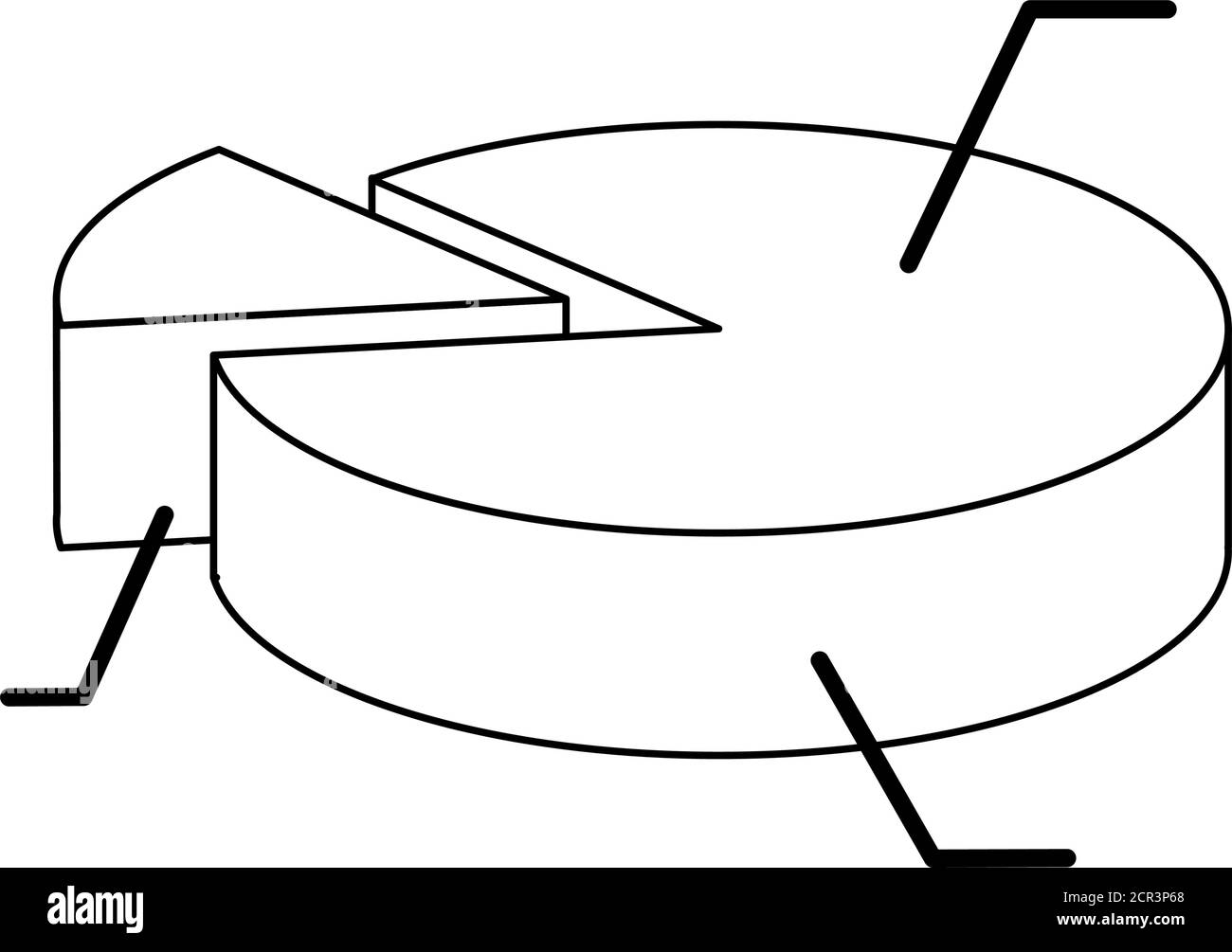 data analysis, infographic chart report financial isometric vector ...