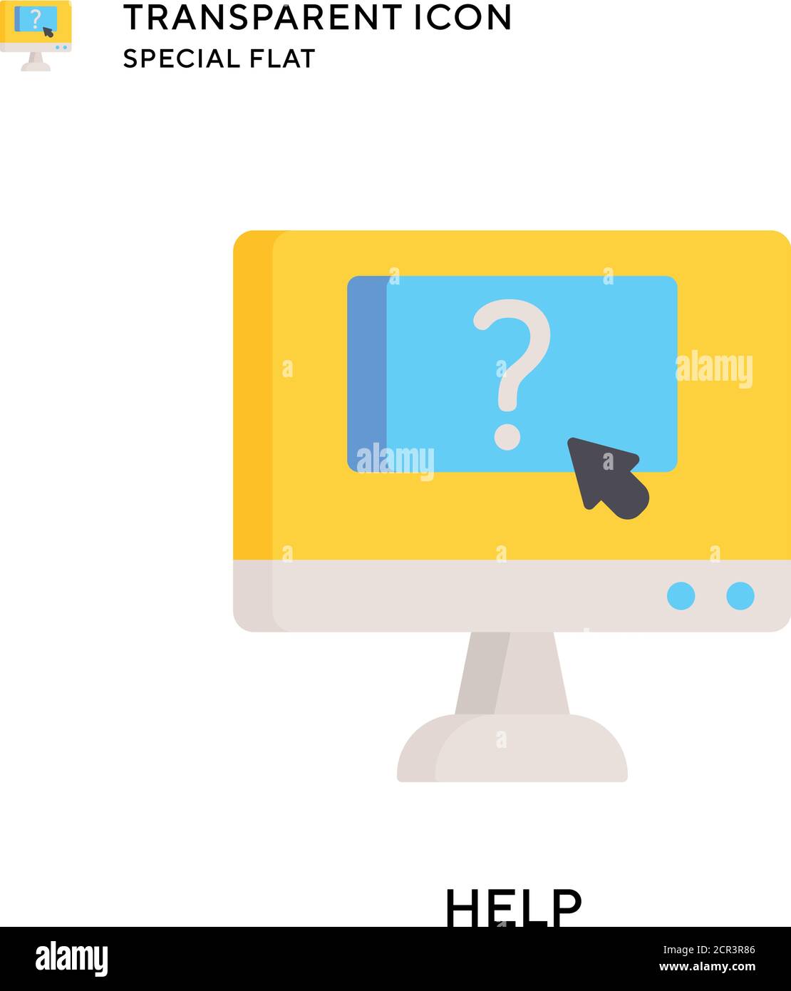 Help vector icon. Flat style illustration. EPS 10 vector Stock Vector ...