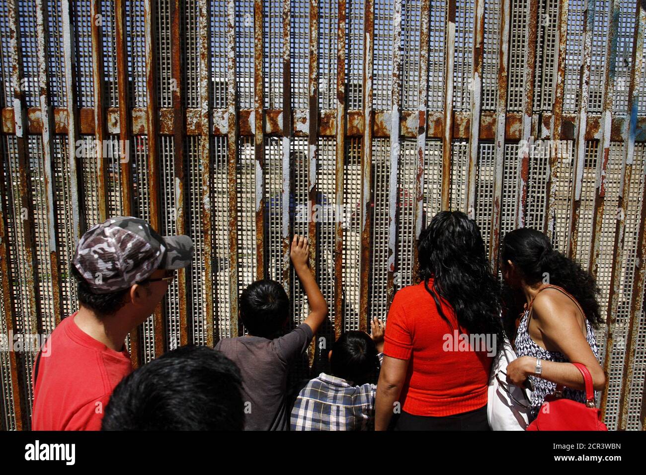 Tijuana Border Mexico Family High Resolution Stock Photography and ...