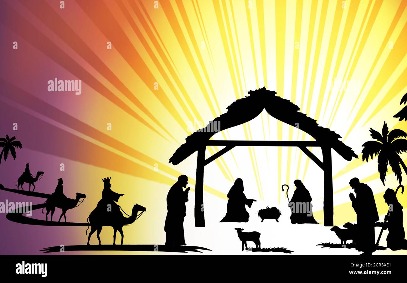 Beach nativity scene hi-res stock photography and images - Alamy