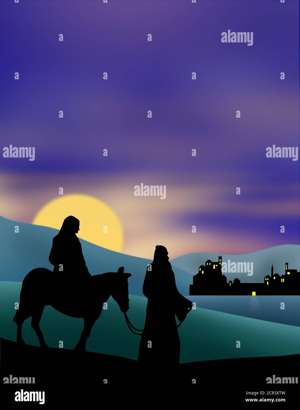 Journey to Bethlehem Stock Photo - Alamy